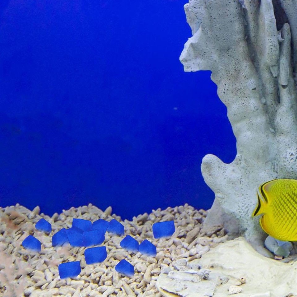 300PCS Resin Luminous Fish Tank Pebble Fish Tank Landscaping Stone ...