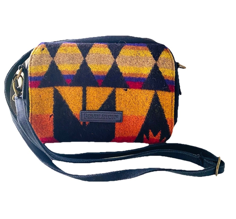 Handmade Crossbody Purse Bag By Pendleton, Wool Remnant, Southwestern ...