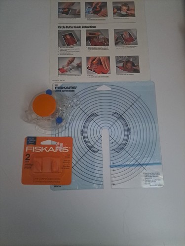 Fiskars Circle Cutter W Blades Template, Instruction Manual,+2 New ...
