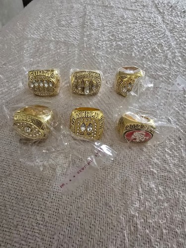 San Francisco 49ers Super Bowl Rings Set Of 6 | eBay