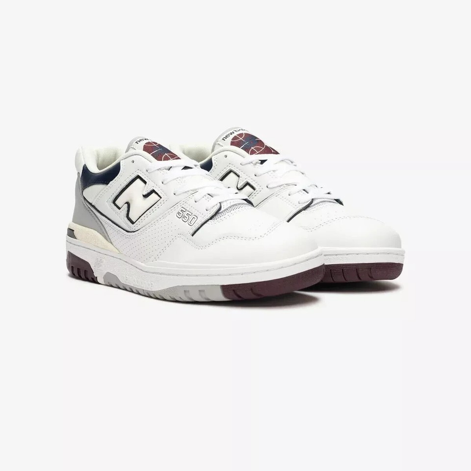 New Balance 550 Navy Maroon White Natural Indigo BB550PWB Men's Size | eBay