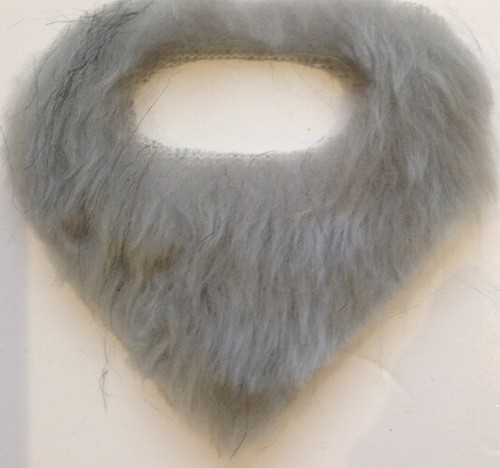 Small fake goatee beard, stick on beard, coloured beard, false beard ...