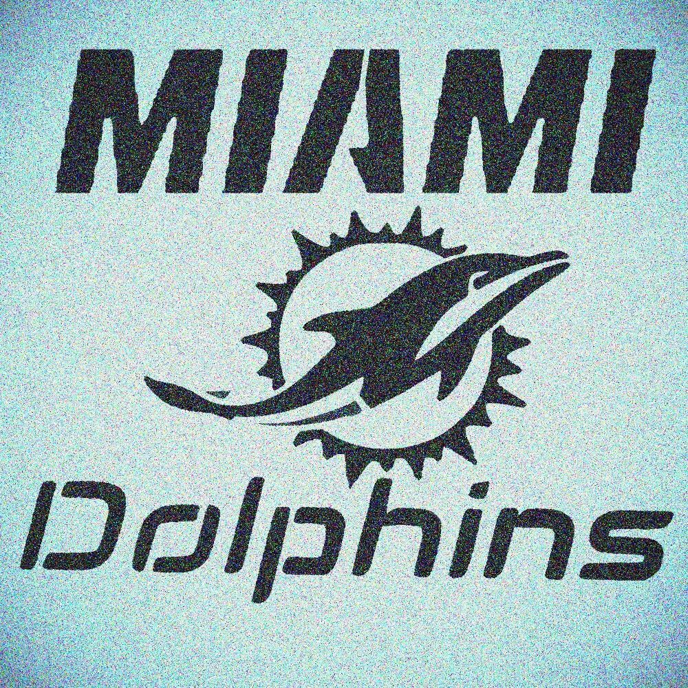 Miami Dolphins Stencil Mylar Mancave Sports Football Stencils | eBay