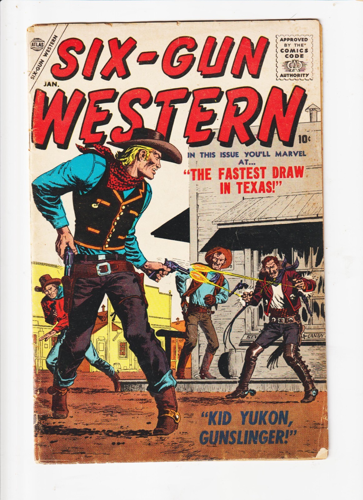 SIX-GUN WESTERN #1 Marvel Comics JOE MANEELY GREAT CVR, KID YUKON | eBay