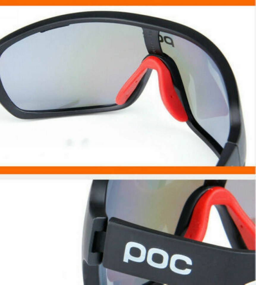 POC Polarized Sports cycling Sunglasses bike glasses riding goggles ...