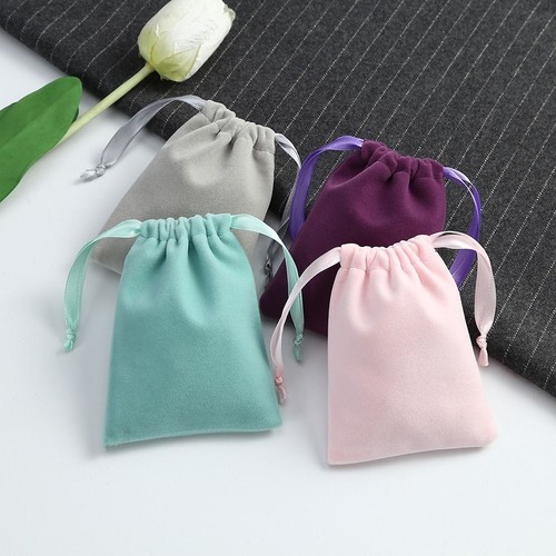 Multi Colors Drawstring Bag Small Drawstring Pouch Gift Bags Wedding ...