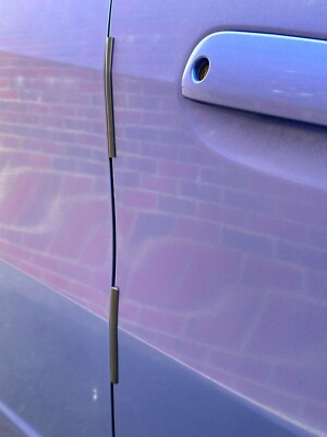 8Pcs Black Car Door Side Edge Bumper Guard Rubber Protector Anti ...