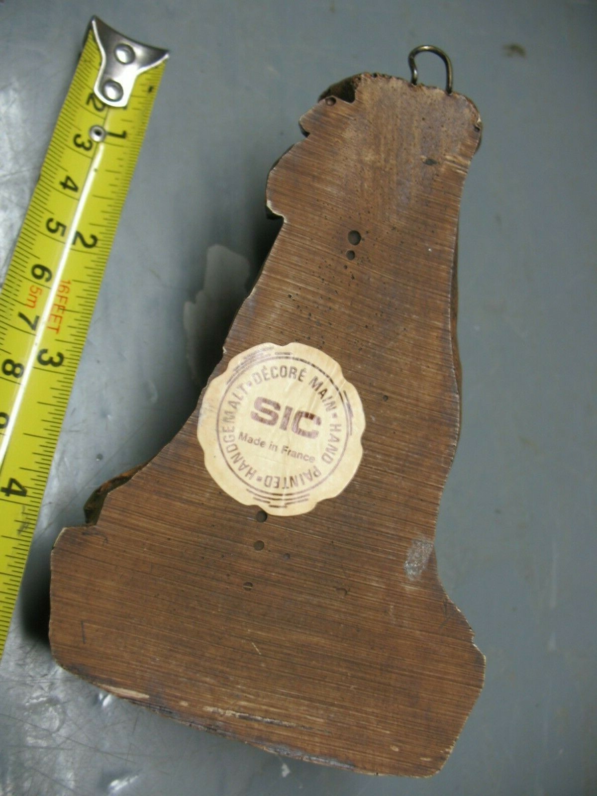 SIC HANDGEMALT DECORE MAIN HAND PAINTED ETHNIC FOLK ART WOMAN FIGURE ...