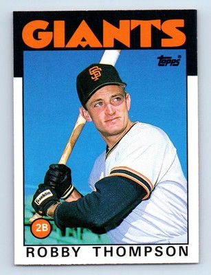 1986 Topps Traded Robby Thompson San Francisco Giants #113T | eBay