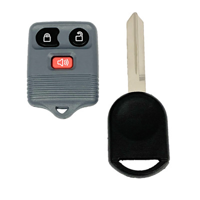 OEM Electronics GRAY Keyless Remote Fob + Chip Key 3B For Ford GRAY ...