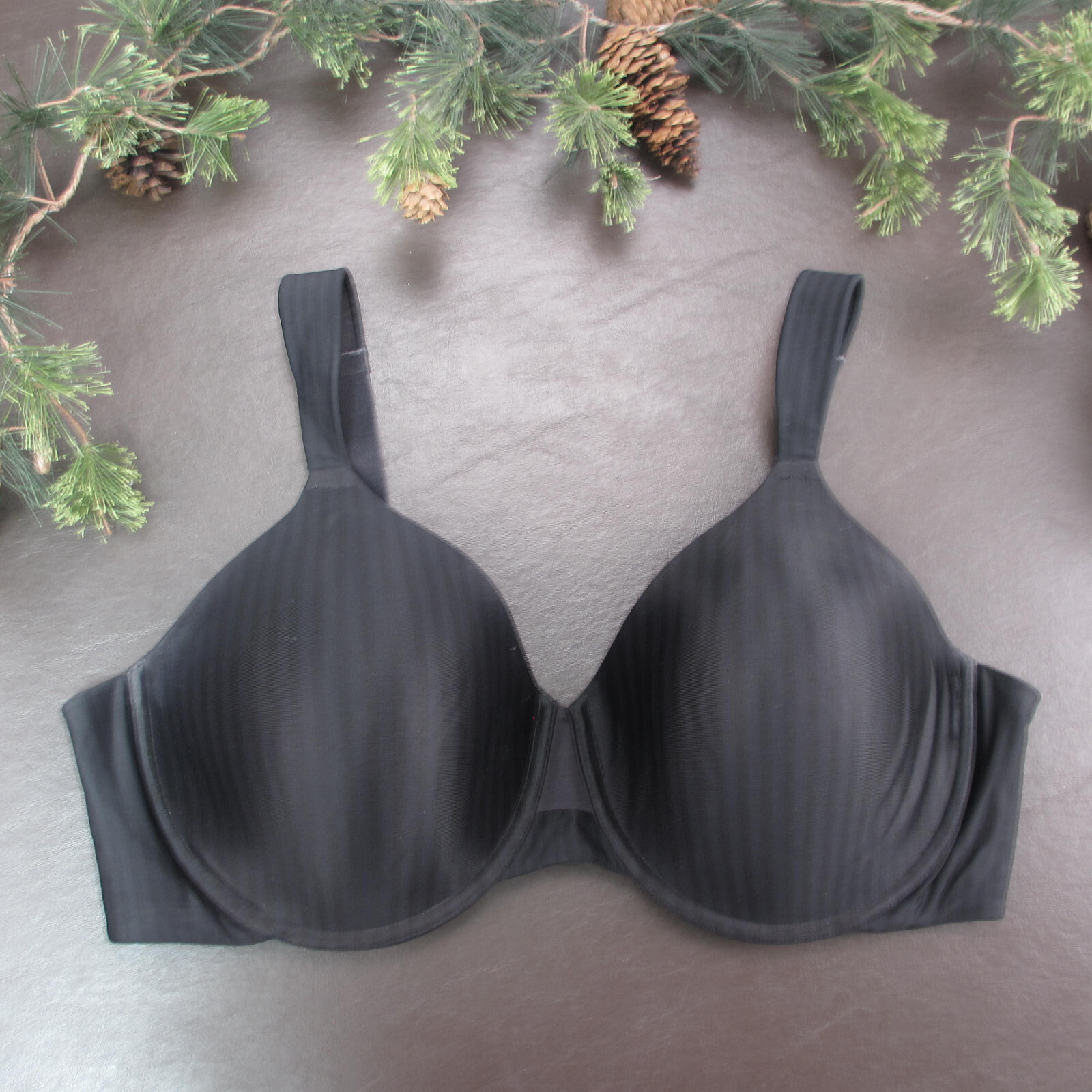 Playtex Bra Size 44D Black Padded Underwire Adjustable Clasp Back | eBay