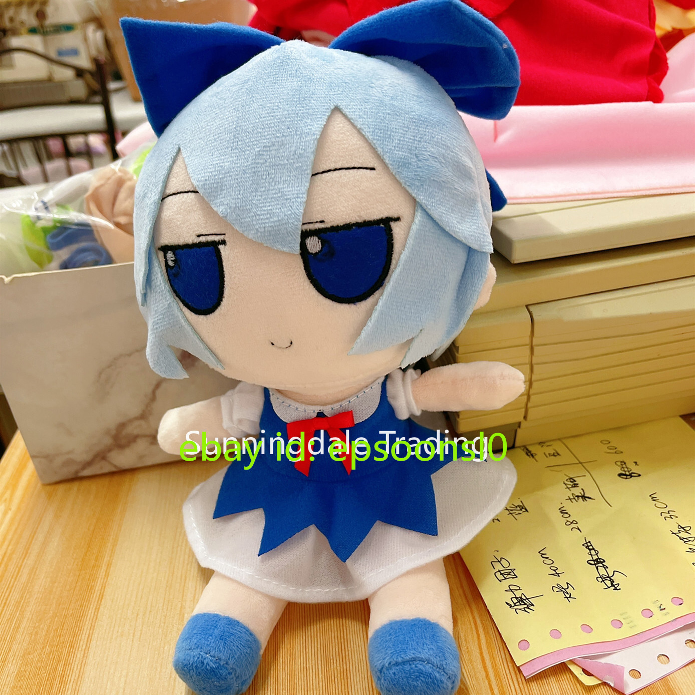 TouHou Project Cirno Cosplay Fumo Anime Stuffed Plush Toy Collection ...