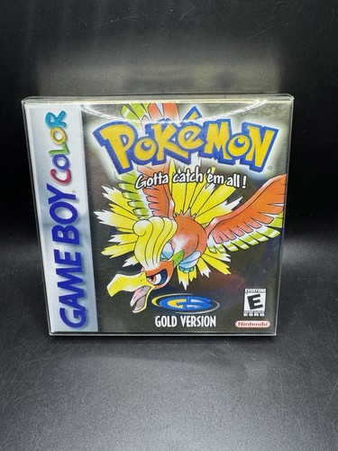 Pokemon Gold Game Boy Color GBC Authentic Cartridge with Box, DRY ...