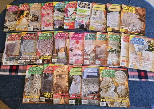 Lot of 25 Vintage Magic Crochet Magazines 1990s | eBay