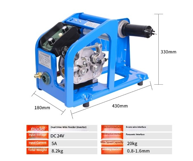 Dual-Drive Wire Feeder for MIG Welding Torch KR Inverter Wire Feeder | eBay
