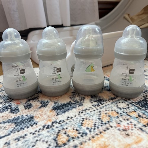MAM Easy Start Anti-Colic 4 Bottles 5 oz Baby Essentials Flow 4 Easy ...