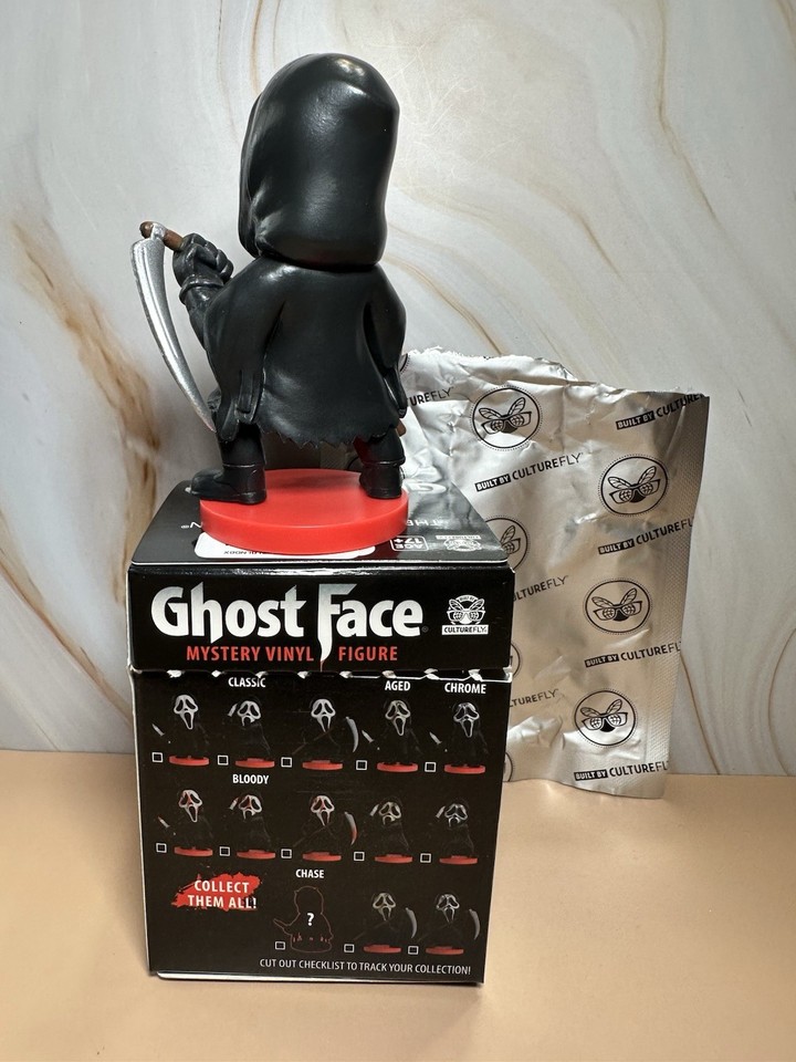 CultureFly Scream Ghost Face Mystery Vinyl Figure - Classic Ghost Face ...