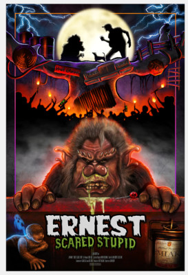 Ernest Scared Stupid Booger Lips Movie Poster Giclee Print Art 16x24 ...