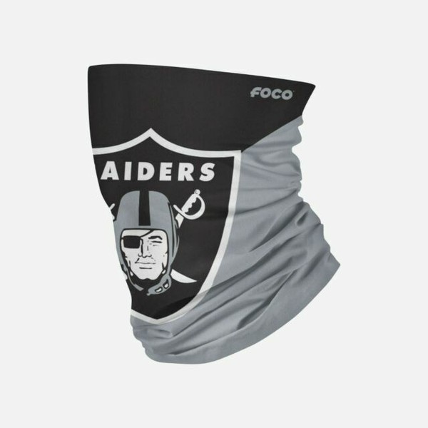 Forever Collectibles Las Vegas Raiders Colorblock Big Logo Gaiter Face ...