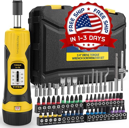 Drive Torque Wrench Screwdriver Set Gun Gunsmith Instrument Tool ...