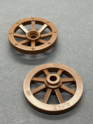 LEGO 2470 Wheel Wagon Small - (2pcs) Brown Vintage | eBay
