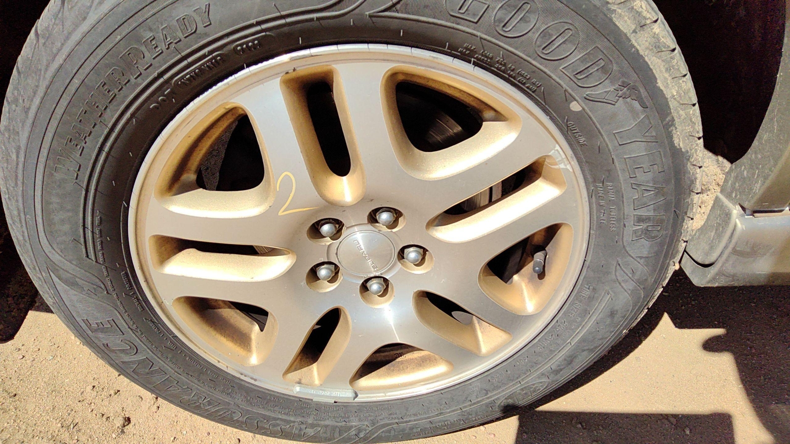2000-04 Legacy Outback 16" Aluminum Wheel Oem Factory 10 Spoke Rim #2 ...