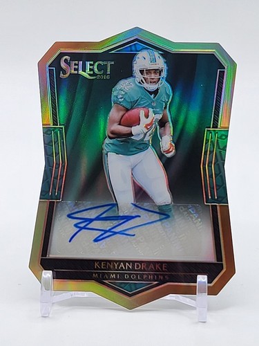 2016 Panini Select Kenyan Drake Rookie Die-Cut Auto Autograph #21/99 ...