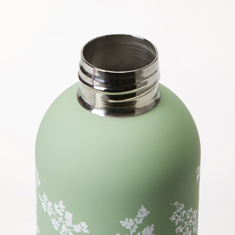 Auria Soft Touch Water Bottle, 750 ml, Green Branches | eBay