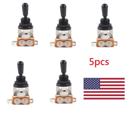 5Pcs Guitar 3 Way EPI Metal Guitar Pickup Selector Toggle Switch w ...