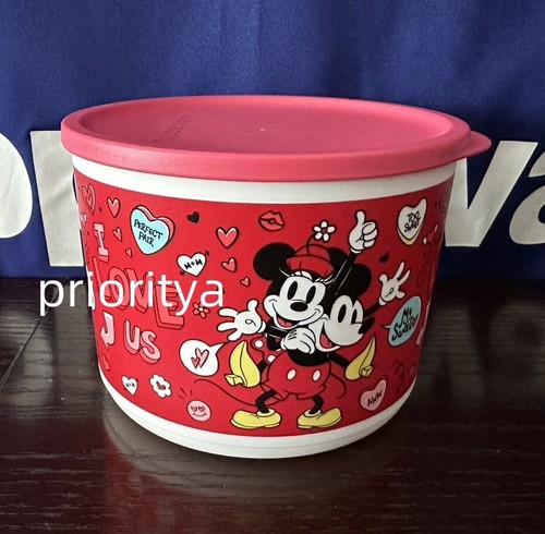 Tupperware Disney Mickey Minnie Basic Bright Round Container Storage 9 ...