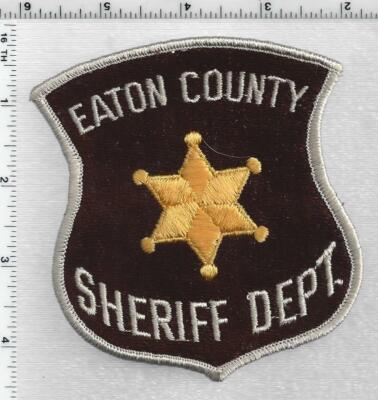 Eaton County Sheriff (Michigan) 1st Issue Shoulder Patch | eBay