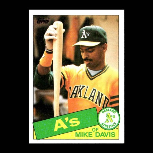 Mike Davis 1985 Topps Oakland Athletics #778 R322B 79 | eBay
