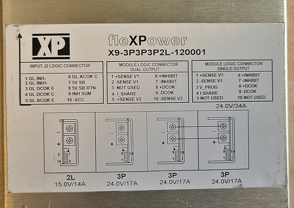 XP fleXPower X9-3P3P3P2L-120001 P/N 660-052198-002 | eBay