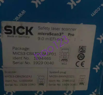 MTCS3-CBAZ90ZA1P01 SICK Security Laser Scanner Brand New DHL/FedEx Fast ...