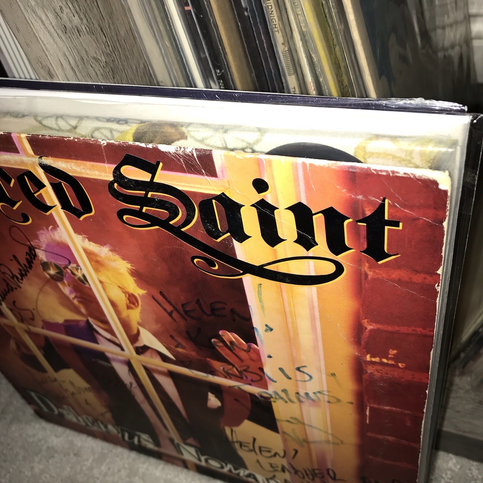 SIGNED x4 Armored Saint Vinyl Record David Prichard John Bush Joey Vera ...