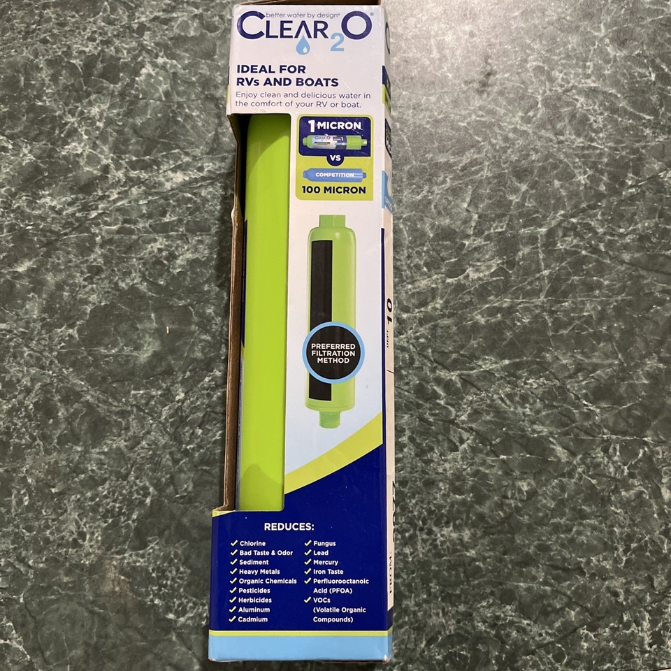 Clear2O CRV2006 RV and Marine Inline Water Filter - Open Box ...