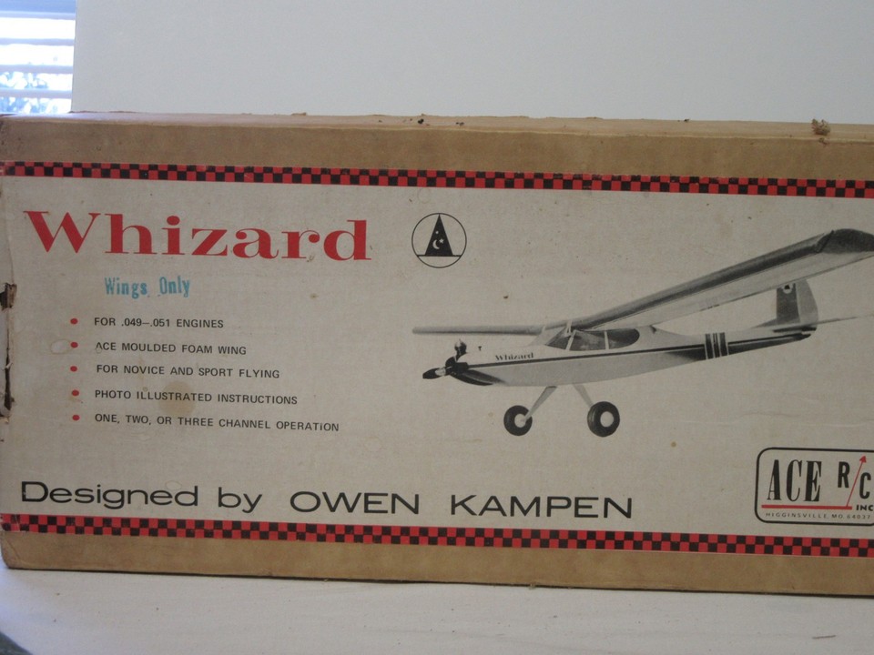 Vintage ACE R/C "Whizard" Balsa Airplane WING SETS ONLY 2 Sets | eBay