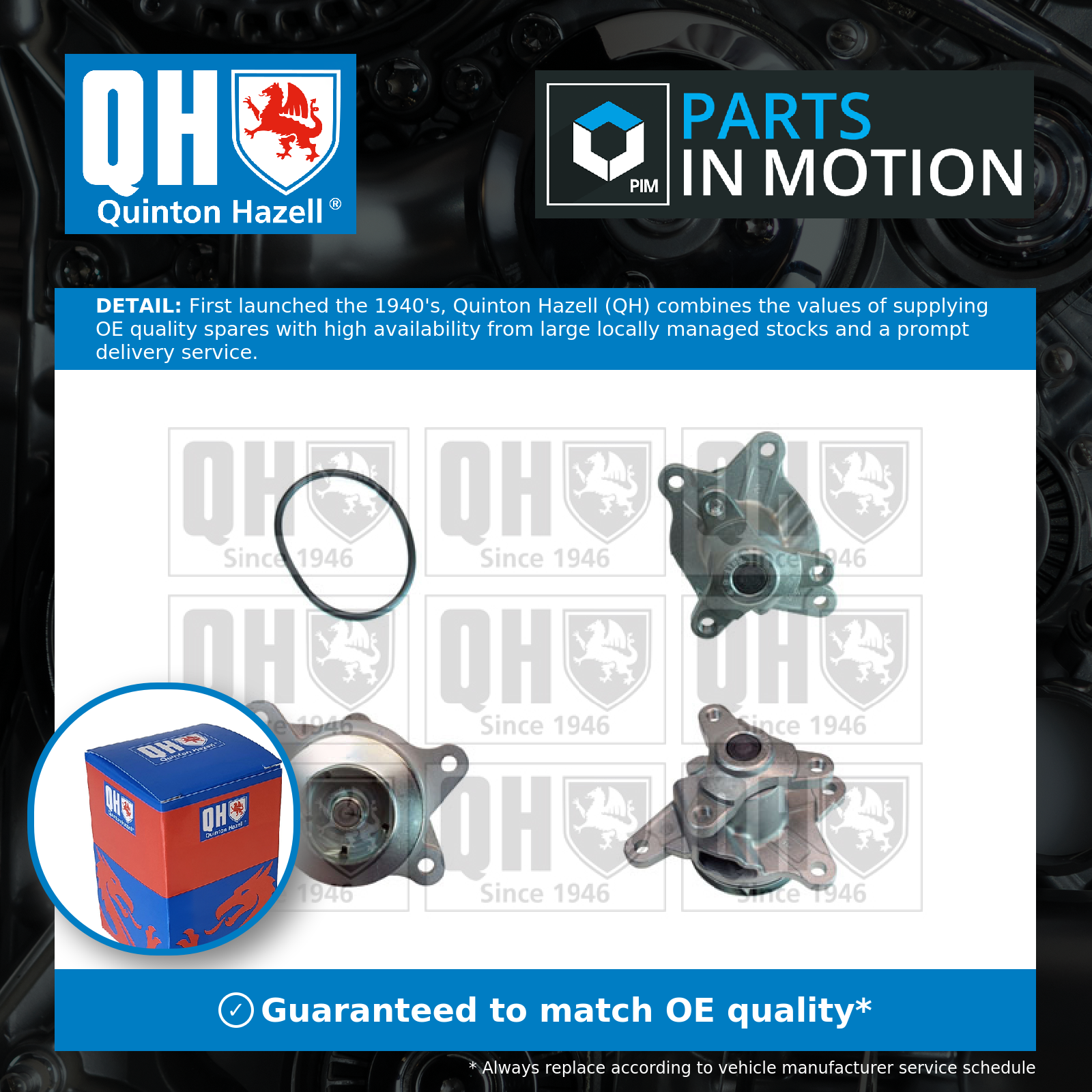 Water Pump fits RENAULT KOLEOS Mk2 1.6D 2016 on Coolant QH 210108796R ...
