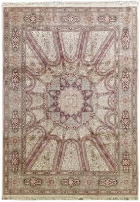 9x12' Quality Wool and Silk Handmade Rug DOM #F-6377 | eBay