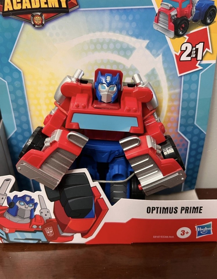 TRANSFORMERS RESCUE BOTS ACADEMY 2in1 BUMBLEBEE & OPTIMUS PRIME | eBay