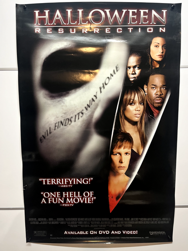 Poster: Halloween Resurrection (2002): horror original promo one sheet ...
