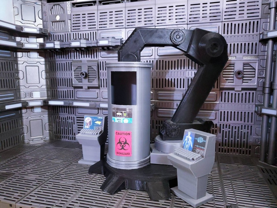 Custom 1:12 Laboratory Cryo Chamber Diorama Set for 6" GI JOE Marvel ...