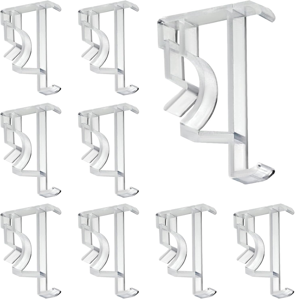 2 Inch Valance Clips for Levolor Blinds - Replacement Plastic Hidden ...