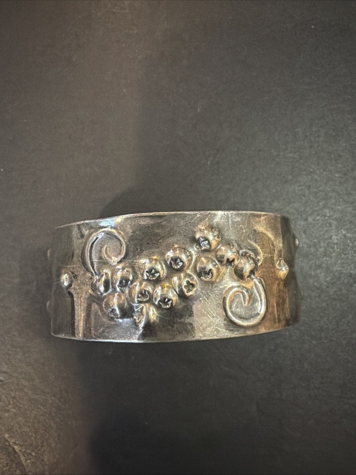 Vintage Signed Aline Schutt Sterling Silver Cuff Bracelet | eBay