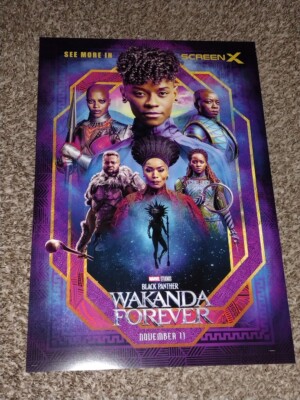 Black Panther Wakanda Forever Screen X 13x19 Promo Movie POSTER | eBay