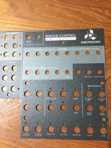 MACKIE CONTROL UNIVERSAL Reason overlay - NEW never used | eBay