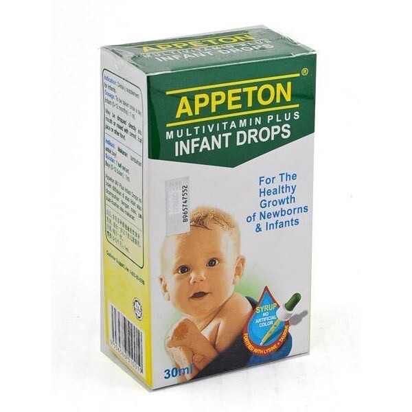 Appeton Multivitamin Plus Infant Drops Babies Weight Gain Growth ...