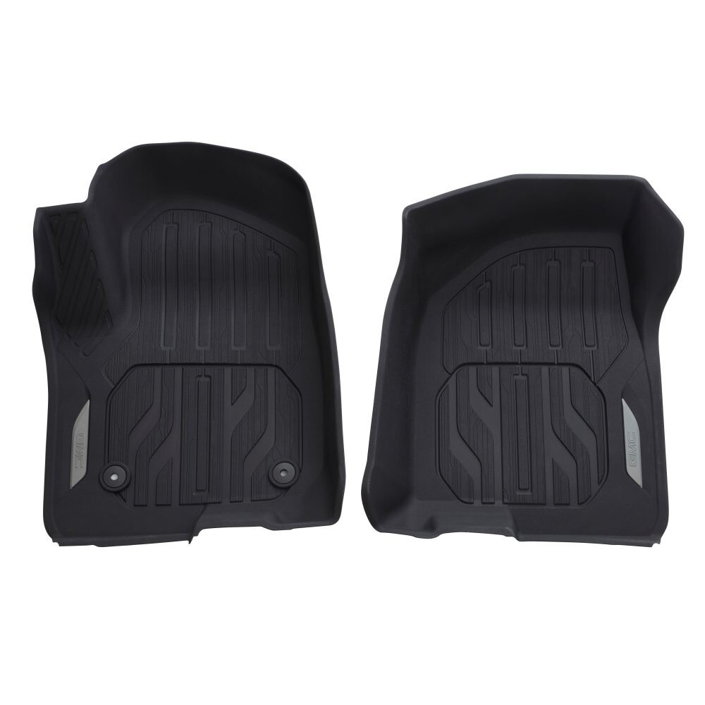 2019-2025 OEM GMC Sierra Front All Weather Floor Liners Jet Black ...