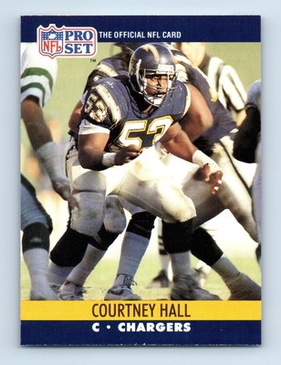 1990 Pro Set Courtney Hall San Diego Chargers #628 | eBay