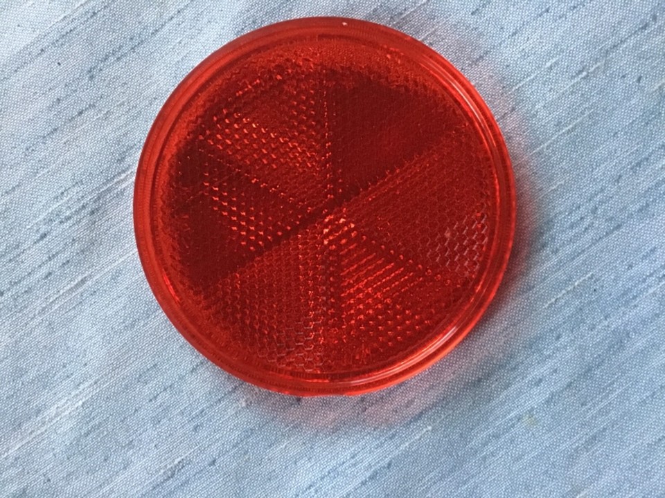 Round Red Plastic Reflector STRATOLITE MFG#38 PAT.#2676518 New | eBay